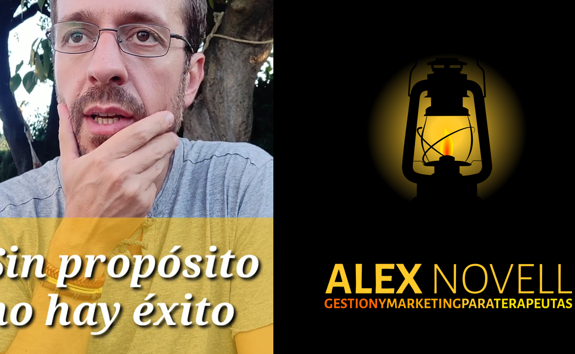 Sin propósito no hay éxito | Gestión y marketing para terapeutas